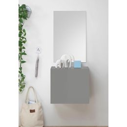 Garderobenschrank Home Affaire, B:55cm H:50cm T:30cm, grau, Flur, Schr&auml;nke, "Infinity"