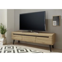 Lowboard Home Affaire, B:160cm H:50cm T:40cm, braun, FSC-zertifizierter Holzwerkstoff, Wohnzimmer, Sideboards, "Torge, TV-Unterschrank, TV-Kommode,