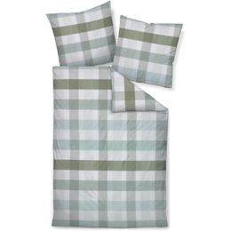 Bettw&auml;sche Janine, bunt, Mako-Satin, Obermaterial: 100% Baumwolle, Bettw&auml;sche, "moments 98130 06", mit Rei&szlig;verschluss