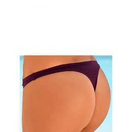 Lascana Damen Bikini-Hose "Italy", rot, Gr. 36, unifarben, Microfaser, Microfaser, Polyamid, Badehosen, String