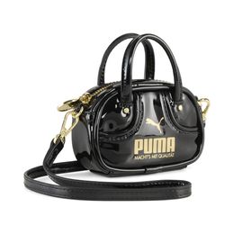 Puma Damen Tragetasche "Puma 1976 Pocket 0,5 l Tragetasche Damen"schwarz archive gold gelb, Taschen