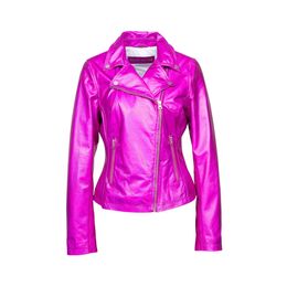Freaky Nation Damen Lederjacke "Princess Mila-FN SS"pink, Gr. S, Oberstoff: 100% Leder; Futter: 100% Baumwolle, Jacken