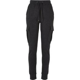 DEF Damen Stoffhose "DEF Damen Sweatpants"anthrazit, Gr. S, unifarben, 80% Baumwolle, 20% Polyester, Hosen
