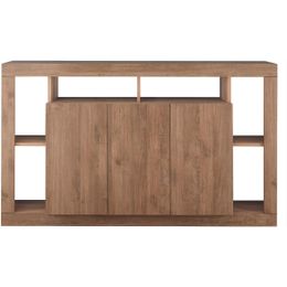 Sideboard Home Affaire, B:172cm H:102cm T:42cm, braun, Wohnzimmer, Sideboards, "Rimini", mit 3 T&uuml;ren