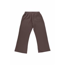 DROPSIZE Herren Jogginghose "Dropsize OPEN LEG JOGGER"braun, Gr. S, unifarben, 70% Baumwolle, 30% Polyester, Hosen
