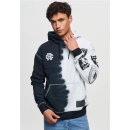 Recovered Herren Kapuzensweatshirt "NFL Raiders Ink Dye Effect On", schwarz, Gr. S, bedruckt, 100% Baumwolle, Sweatshirts, f&uuml;r alle Las Vegas