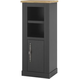 Midischrank OTTO HOME, B:50cm H:119cm T:40cm, grau, Badezimmer, Schr&auml;nke, "WESTMINSTER, Badschrank im Landhausstil, Schrank mit Metallgriffen", in 2