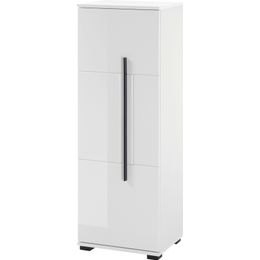 Midischrank Home Affaire, B:45cm H:126cm T:35cm, wei&szlig;, FSC-zertifizierter Holzwerkstoff, MDF, Badezimmer, Schr&auml;nke, "Cantara, Badschrank in Hochglanz