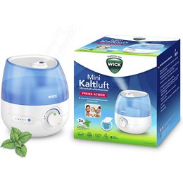 Wick Luftbefeuchter "Mini Kaltluft Ultraschall-Luftbefeuchter - WUL525", B:20cm H:22cm T:20cm, blau, Schlafzimmer, Luftbefeuchter, mit neuer