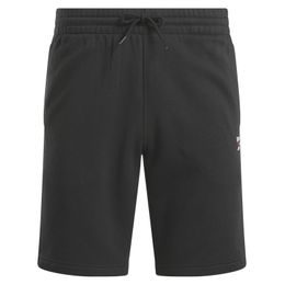 Reebok Herren Shorts "Reebok IDENTITY SMALL LOGO FLEECE S", schwarz-wei&szlig;, Gr. XXL, Obermaterial: 70% Baumwolle, 30% Polyester, Hosen, sportlicher