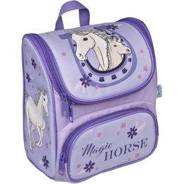 Scooli Kinder Vorschulranzen "Cutie"magic horse, Polyester, gemustert, Rucks&auml;cke