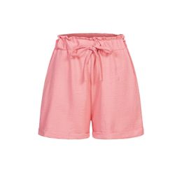 CLOUD 5IVE Damen Shorts "CLOUD 5IVE Musselin Short mit Umschlag und 2-Pockets"oldrose, Gr. XXL, unifarben, 95% Polyester, 5% Elasthan, Hosen