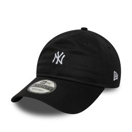 New Era Herren Baseball Cap "MINI LOGO 9TWENTY NEYYAN BLKWHI", schwarz, Obermaterial: 100% Baumwolle, Caps