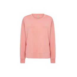 Strickpullover soyaconcept "Soya Concept Sweater SC_BANU", Damen, Gr. S, 4635 peach pink, Obermaterial: 48% Modal, 48% Polyester, 4% Elasthan, Pullover Strickpullover
