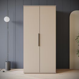 Kleiderschrank OTTO HOME, B:90,1cm H:187,3cm T:51cm, beige, FSC-zertifizierter Holzwerkstoff, Kinderzimmer, Schr&auml;nke, "LAGOS W&auml;scheschrank,
