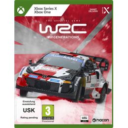 nacon Spielesoftware "WRC Generations", Xbox Series X, rot, Spielesoftware