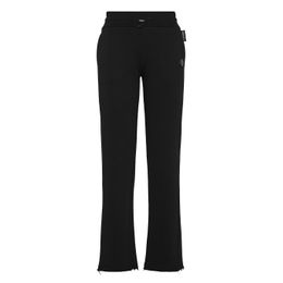 Plein Sport Damen Jogginghose "Jogginghose", schwarz, Gr. S, Obermaterial: 88% Baumwolle, 12% Polyester, Hosen