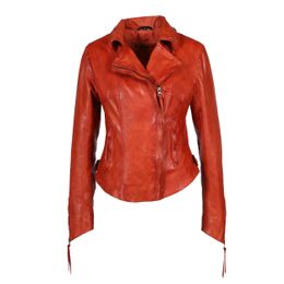 Freaky Nation Damen Lederjacke "Ruby-FN LA"rot, Gr. M, Oberstoff: 100% Leder; Futter: 100% Baumwolle, Jacken