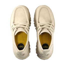 Buffalo Damen Sneaker "Buffalo Buffalo Aspha Wallaby - Vegan Nubuck", Gr. 41cream, Leder, unifarben, Schuhe