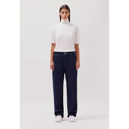 Herren 5-Pocket-Hosenavy, Gr. 34, STUDIO SEIDENSTICKER, unifarben, 100% Baumwolle, Hosen