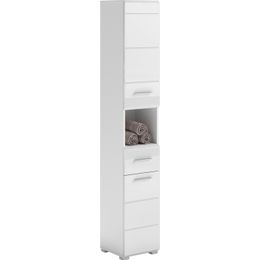 Hochschrank Home Affaire, B:30cm H:182cm T:31cm, wei&szlig;, FSC-zertifizierter Holzwerkstoff, Badezimmer, Schr&auml;nke, "Malm&ouml;, Breite 30 cm, 2 T&uuml;ren, 1