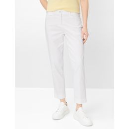 Brax Damen Chino Style MARA S WHITE, wei&szlig;, Gr. 52K