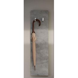 Garderobenpaneel Home Affaire, B:31cm H:110cm T:2cm, grau, Holzwerkstoff, Garderobenpaneele, "Hamburg"