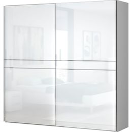 Schwebet&uuml;renschrank OTTO HOME, B:230cm H:224cm T:61cm, wei&szlig;, Spanplatte, Schr&auml;nke, "Piano, FSC-zertifiziert, mit Einlegeb&ouml;den und Kleiderstangen", UV