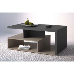 Couchtisch Home Affaire, B:100cm H:45cm T:60cm, braun, Wohnzimmer, Tische, "Serio", Breite 100 cm