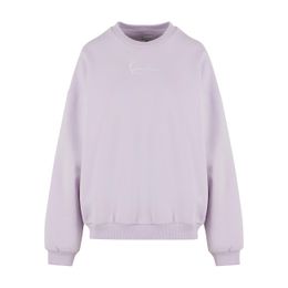 Karl Kani Damen Sweater "Karl Kani KK Small Signature Essential Os Crew"lila, Gr. XL, 65% Baumwolle, 35% Polyester, Sweatshirts