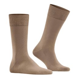 Falke Damen Socken "Cool 24/7", Gr. 45, braun, Baumwollmischung, unifarben, Socken, Feuchtigkeitsregulierend, Klimaaktivsohle, Uni