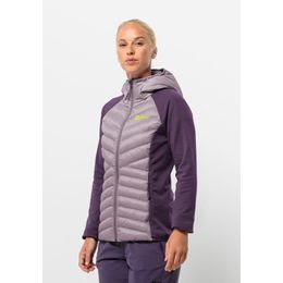 Jack Wolfskin Damen Hybridjacke "ROUTEBURN PRO HYBRID W", lila, Gr. XS, Obermaterial: 100% Polyester; Futter: 100% Polyester; F&uuml;llung: 100%