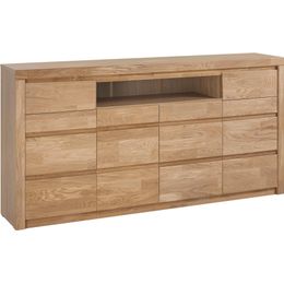 Kommode OTTO HOME, braun, Holz teilmassiv, Schlafzimmer, Sideboards, "Silkeborg", Breite 170 cm