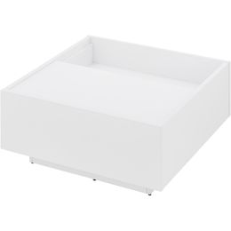 Couchtisch Home Affaire, B:75cm H:34cm T:75cm, wei&szlig;, Wohnzimmer, Tische, "LONG ISLAND"