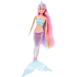 Simba Kinder Meerjungfrauenpuppe "Steffi Love, Magic Rainbow Mermaid", bunt, H:39cm, Puppen