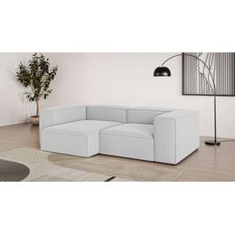 Ecksofa OTTO HOME, B:260cm H:72cm T:160cm, beige, 100% Polyester, Wohnzimmer, Sofas, "XL HAILY L-Form, Modularsofa extra tief, Sitztiefe 100/130 cm",
