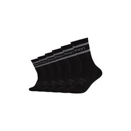 Salomon Herren Sportsocken "Sportsocken 6er Pack", Gr. 36, schwarz, 60% Baumwolle 38% Polyamid 2% Elasthan, Socken