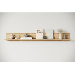 Wandboard Home Affaire, B:138,5cm H:18cm T:12cm, braun, FSC-zertifizierter Holzwerkstoff, K&uuml;che, Regale, "Wandregal Vera", ideal f&uuml;r Deko & B&uuml;cher,