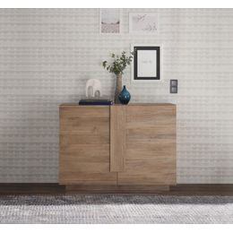 Sideboard Home Affaire, B:121cm H:90cm T:44cm, braun, Wohnzimmer, Sideboards, "Jupiter, Breite 121 cm, Kommode 2 T&uuml;ren - Soft Closing, Anrichte",