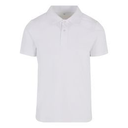Urban Classics Herren Poloshirt "Urban Classics Sorona Polo Tee"wei&szlig;, Gr. S, unifarben, 70% Baumwolle, 30% Polyester (Sorona), Shirts