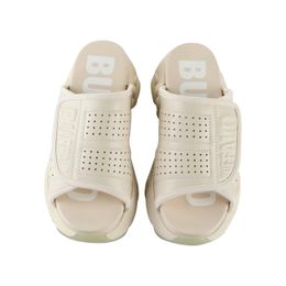 Buffalo Damen Sandale "Buffalo Damen Buffalo Binary Pool Vegan Nappa", Gr. 41cream, Kunstfaser, unifarben, Schuhe