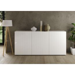 Sideboard Home Affaire, B:181cm H:84cm T:42cm, wei&szlig;, FSC-zertifizierter Holzwerkstoff, Wohnzimmer, Sideboards, "Rio Breite 181 cm, Kommode mit 3