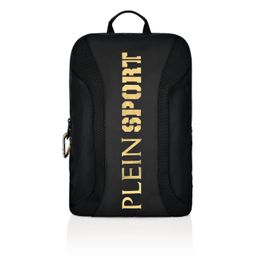 Plein Sport Freizeitrucksack "Sports Logo"0216, schwarz, gold, Rucks&auml;cke