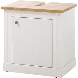 Waschbeckenunterschrank OTTO HOME, B:62cm H:64cm T:44cm, wei&szlig;, Badezimmer, Schr&auml;nke, "WESTMINSTER, Waschtisch im Landhausstil, Badschrank mit