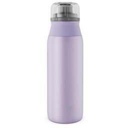 Trinkflasche Alfi "ELEMENT BOTTLE, Edelstahlk&ouml;rper, sp&uuml;lmaschinenfest", pastel lavender mat, H:22,29cm, Edelstahl, Kunststoff, Silikon, Tritan, Trinkflaschen, Trinkflasche, 0,6l, Free-Flow Trinksystem mit intuitivem Schraubverschluss