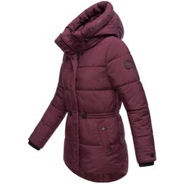 Marikoo Damen Winterjacke "Akumaa", rot, Gr. XS, 100% Polyester, Jacken, mit tailliertem Schnitt