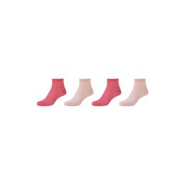 s.Oliver Damen Kurzsocken "Kurzsocken 4er Pack", Gr. 35, orange, 68% Baumwolle 30% Polyamid 2% Elasthan, uni, Socken