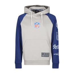 Recovered Herren Kapuzensweatshirt "NFL Patriots Football", grau, Gr. S, bedruckt, 100% Baumwolle, Sweatshirts, im lockeren Schnitt