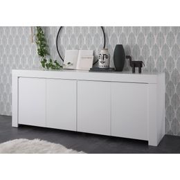 Sideboard Home Affaire, wei&szlig;, Wohnzimmer, Sideboards, "Firenze", Breite 210 cm