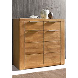 Kommode OTTO HOME, B:100cm H:95cm T:40cm, braun, Holz teilmassiv, Schlafzimmer, Sideboards, "Zara", Breite 100 cm